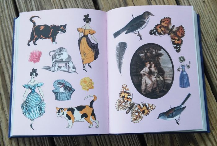 Vintage Sticker Book For Gifts or Crafts - The Girl In The Jitterbug Dress